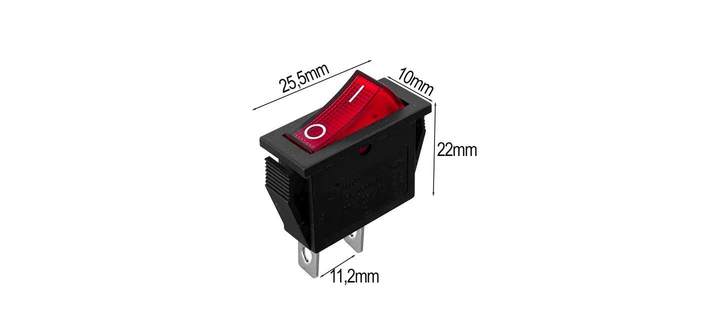 Switch KCD3-101=RS101-3C RED