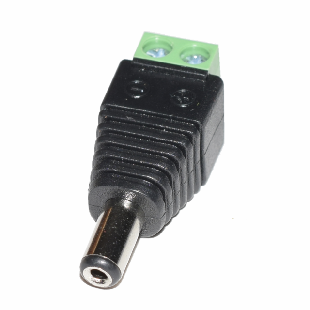 F137T DC PLUG 2.1X5.5 TO TERM BLOCK С ВИНТОВА КЛЕМА